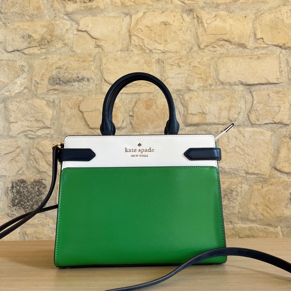 kate spade | Bags | Kate Spade Staci Satchel Colorblock Vermagruml ...